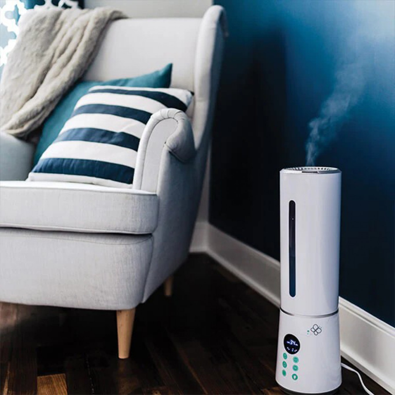 Πολυλειτουργικός Υγραντήρας Και Καθαριστής Αέρα Υπερήχων 4 Σε 1 | Klikit.gr