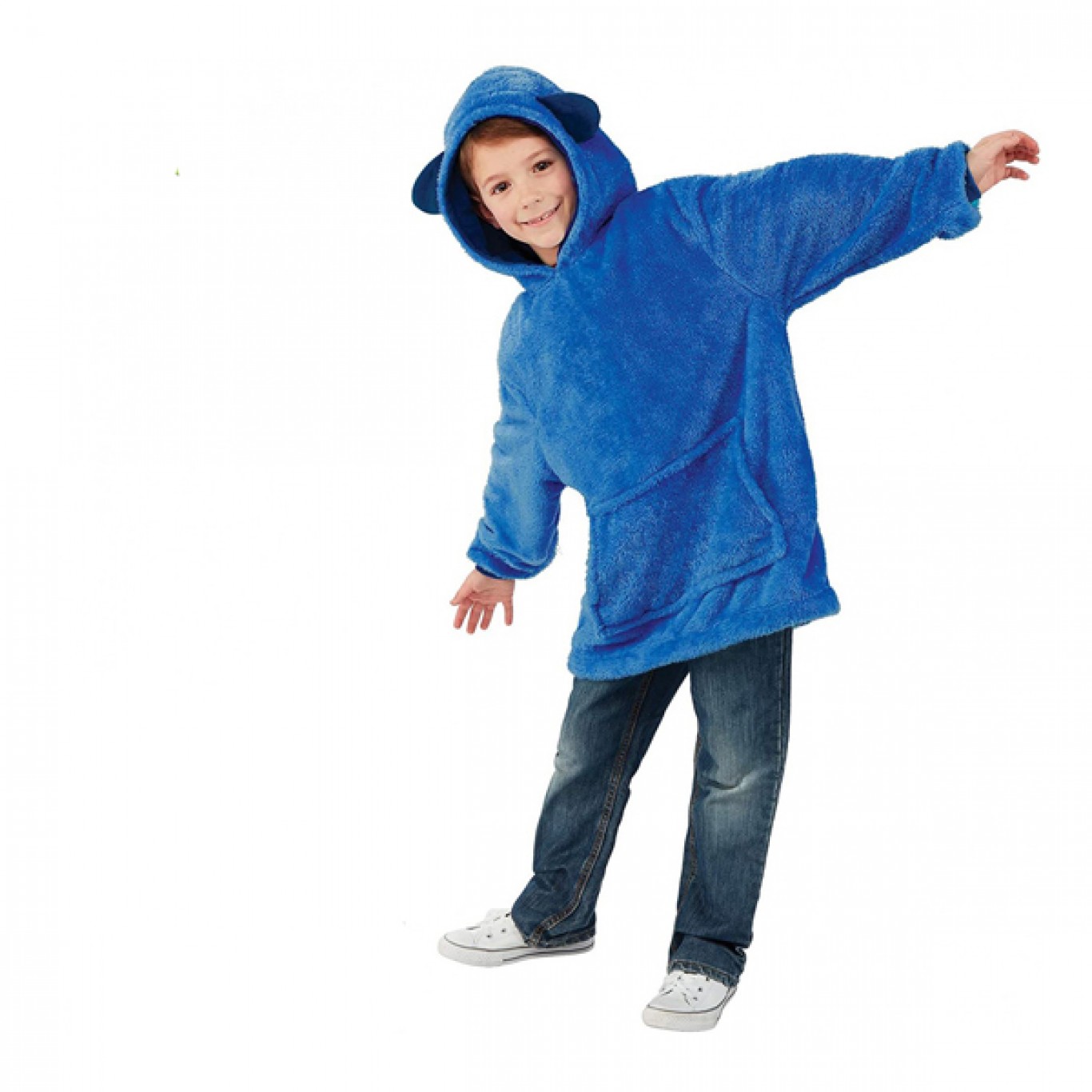 Παιδικό Λούτρινο Ζωάκι που γίνεται Φούτερ Fleece - One Size - Hoodie | Klikit.gr